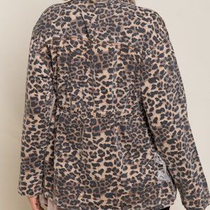 POL | Jackets & Coats | Nwt Pol Plus Size Vintage Leopard Twill Jacket ...